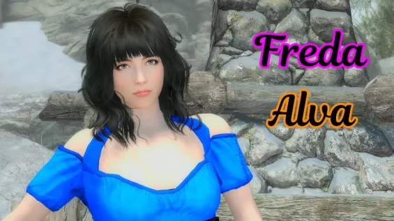 Freda - High Poly Follower and Alva Replacer フォロワー - Skyrim Special ...