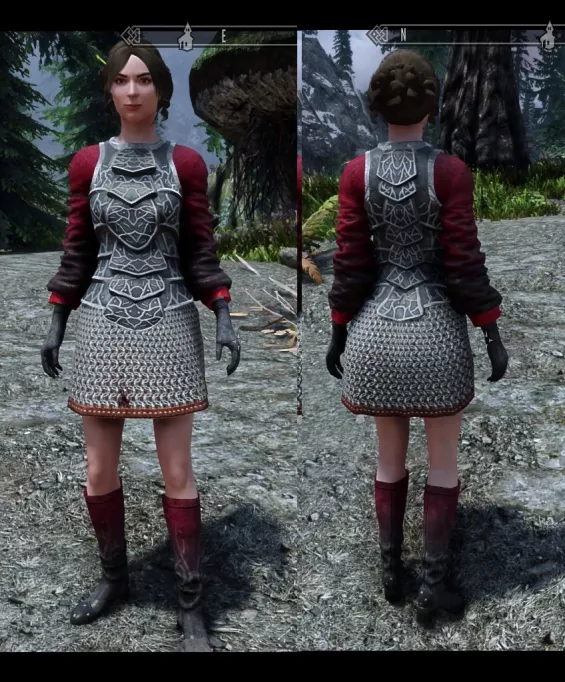 Dremora light armor CBBE 鎧・アーマー - Skyrim Special Edition Mod データベース MOD ...