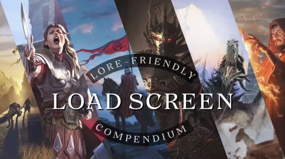 Lore-Friendly Load Screen Compendium 日本語化対応 インターフェース - Skyrim Special ...