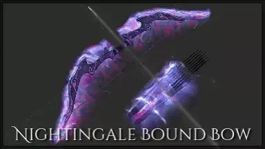Nightingale Bound Bow 武器 - Skyrim Special Edition Mod データベース MOD紹介・まとめサイト
