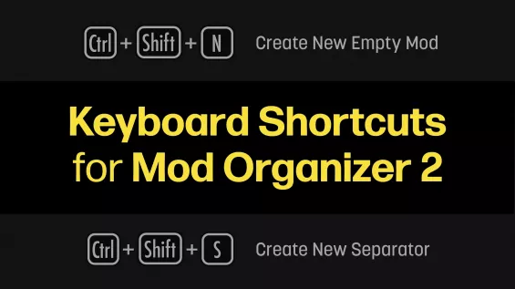 Keyboard Shortcuts Plugin for Mod Organizer 2 ユーティリティ - Skyrim Special ...