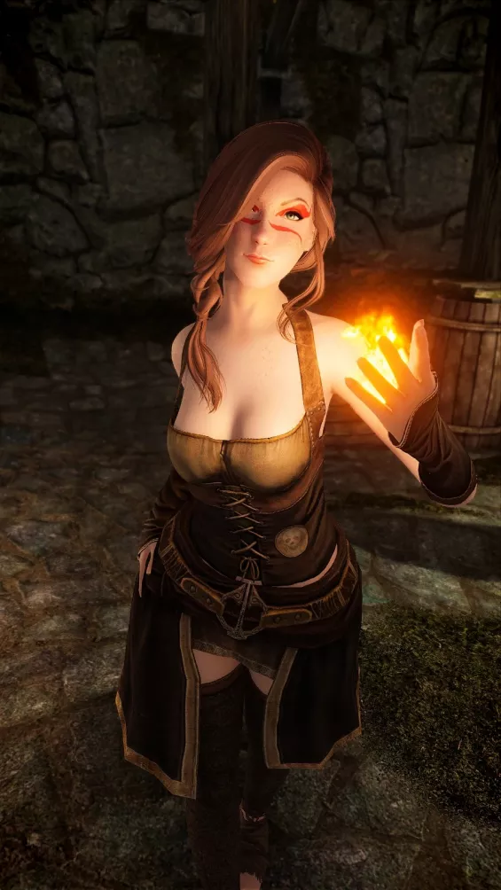 West Wind Combat Series - Misfit Mage Restitched - CBBE 3BA - HDT-SMP 日本語化対応 服・アクセサリー - Skyrim ...