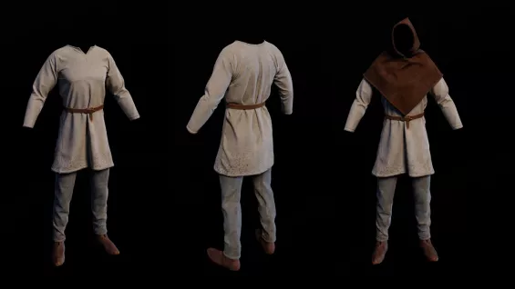 Nord Villager Outfit (Vanilla - HIMBO) ESP-FE 日本語化対応 服・アクセサリー - Skyrim ...