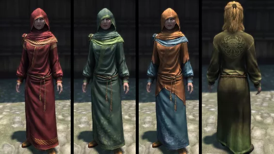 Gods and Worship Lite - Divine and Daedric Robes 服・アクセサリー - Skyrim ...