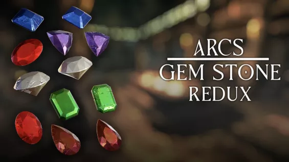 Arcs Gem Stone Redux (Multilayer Parallax) モデル・テクスチャ - Skyrim Special ...