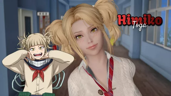 Toga Himiko - A High Poly Nord Preset 髪・顔・体 - Skyrim Special Edition ...