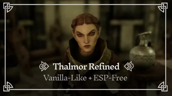 Thalmor Refined - Vanilla-like ESP-less replacer NPC - Skyrim Special ...