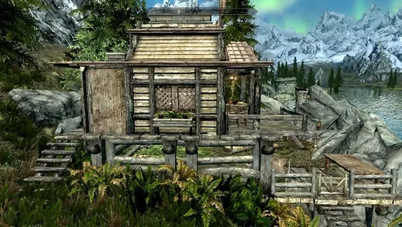 MeganMods - Player Home - Roof Garden Shack 家 - Skyrim Special Edition ...