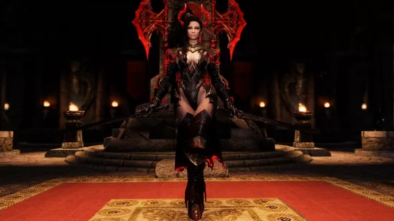 Sir Rumple - Azure Knight Armor - 3BA - SMP 鎧・アーマー - Skyrim Special ...