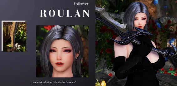 Ruolan - A High Poly Follower ESPFE フォロワー - Skyrim Special Edition Mod ...