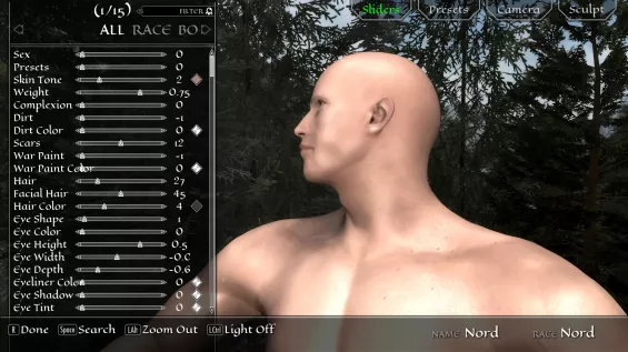 Skin Pores Normal Map 髪・顔・体 - Skyrim Special Edition Mod データベース MOD紹介 ...