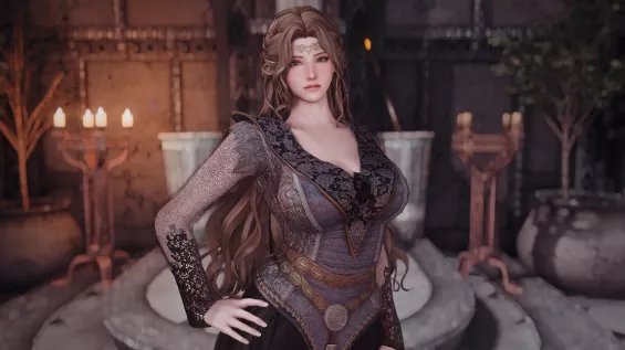 Elise - High Poly Head Follower or Elisif Replacer ESPFE フォロワー - Skyrim Special Edition Mod ...