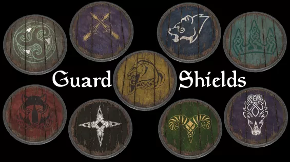 Rally's Guard Shields モデル・テクスチャ - Skyrim Special Edition Mod データベース MOD ...