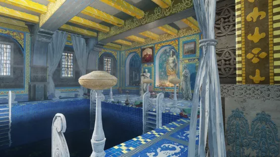 Blue Palace Private Pool 場所 - 追加 - Skyrim Special Edition Mod データベース ...
