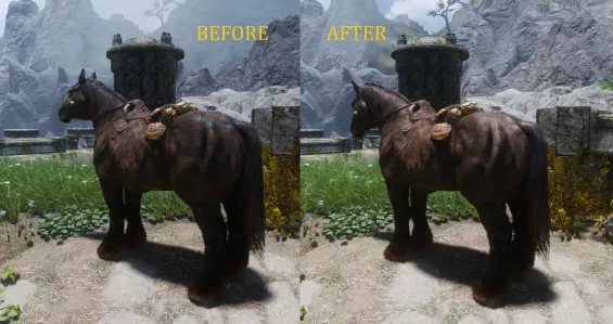 Horses Specular Fix for Fluffworks Quality (Fluffy Animals) モデル・テクスチャ ...