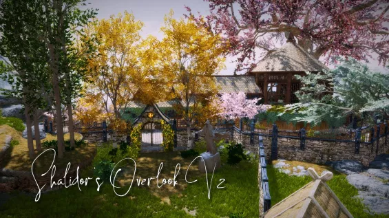 Shalidor's Overlook V2 - Mage Home in the Reach 家 - Skyrim Special ...