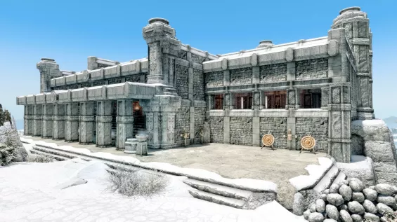 Hassir Temple - Player Home Near Winterhold 家 - Skyrim Special Edition ...