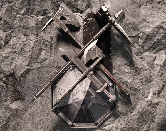 Dwarf Weapons of Erebor and Iron Hills 武器 - Skyrim Special Edition Mod ...