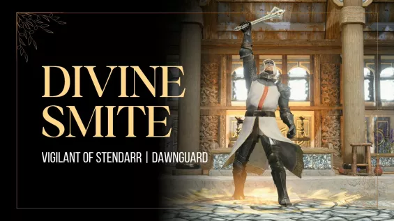 Divine Smite for Vigilant of Stendarr l Dawnguard モーション - Skyrim ...