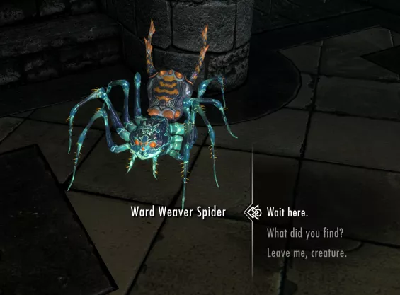 Ward Weaver- The Protective Ally of the Magic Adept フォロワー - Skyrim ...