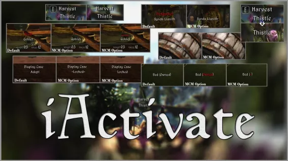 iActivate - SE インターフェース - Skyrim Special Edition Mod データベース MOD紹介・まとめサイト