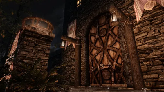 Magnificent Riften Mistveil Keep Door SE モデル・テクスチャ - Skyrim Special ...