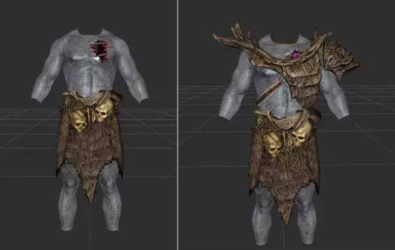 MIKE's Spriggan Armor for Briarheart Warriors モデル・テクスチャ - Skyrim ...