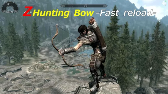 Z Hunting Bow -Fast reload- 武器 - Skyrim Special Edition Mod データベース MOD ...