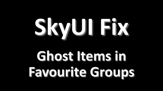 SkyUI - Ghost Item Bug Fix インターフェース - Skyrim Special Edition Mod データベース ...