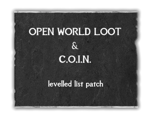 Open World Loot - C.O.I.N Patch パッチ - Skyrim Special Edition Mod データベース ...