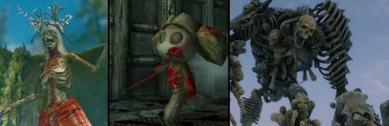 Monster Mash 日本語化対応 クリーチャー・騎乗 - Skyrim Special Edition Mod データベース MOD紹介 ...