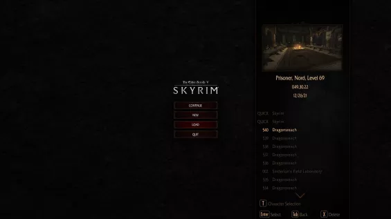 Dear Diary Dark Mode - SkyUI Menus Replacer SE 日本語化対応 インターフェース - Skyrim ...