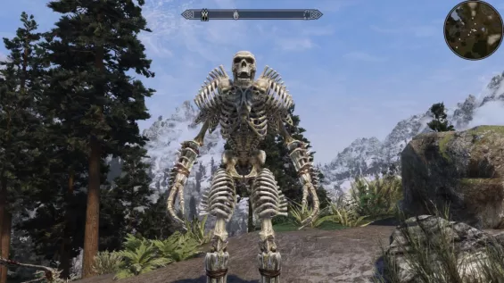 CC Bone Colossus Skeleton Fix バグフィックス - Skyrim Special Edition Mod ...