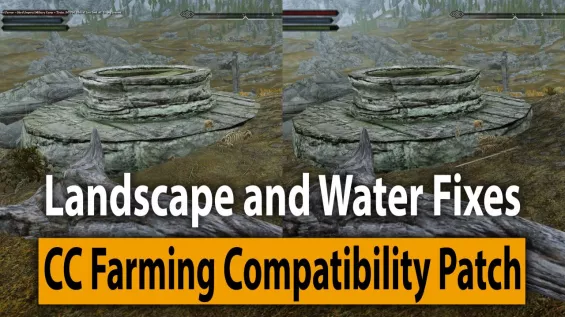 Skyrim Landscape and Water Fixes CC Farming compatibility patch パッチ ...