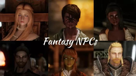 Fantasy NPCs (High Poly Head) NPC - Skyrim Special Edition Mod データベース ...
