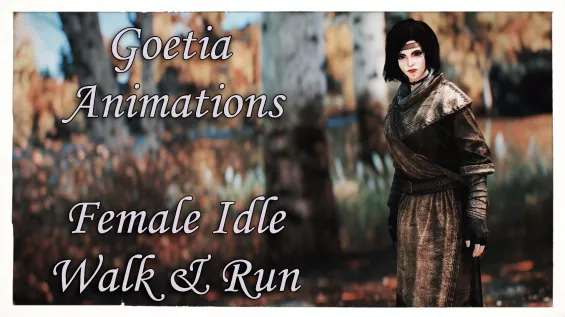 Goetia Animations - Female Idle Walk And Run モーション - Skyrim Special ...