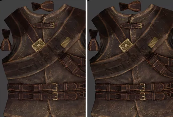 Bandolier 4K - Bags and Pouches - Cleaned and Upscaled Textures 鎧・アーマー ...