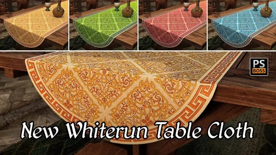 New Whiterun Table Cloth アイテム - 世界 - Skyrim Special Edition Mod データベース ...