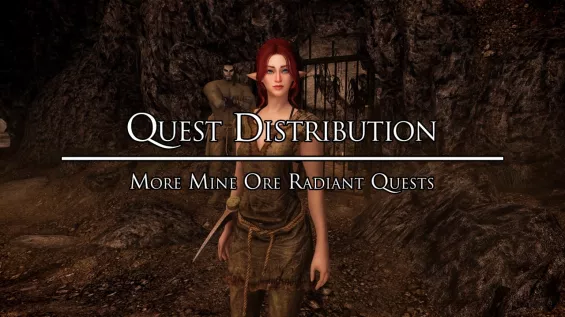 Quest Distribution - More Mine Ore Radiant Quests クエスト - Skyrim Special Edition Mod データベース MOD紹介 ...