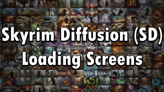 Skyrim Diffusion (SD) AI Loading Screens 日本語化対応 イマージョン - Skyrim Special ...