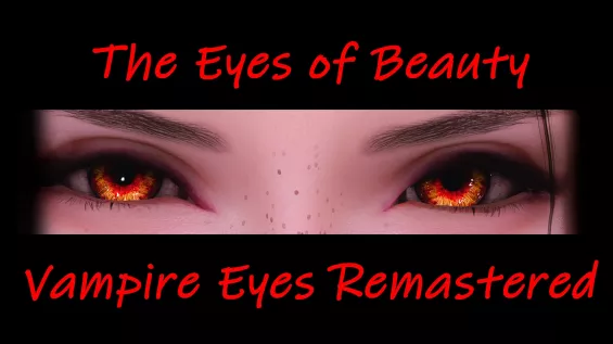The Eyes of Beauty - Vampire Eyes Remastered 髪・顔・体 - Skyrim Special ...