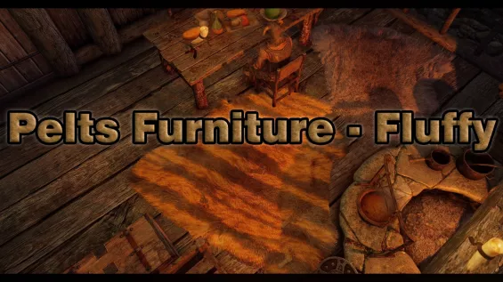 Pelts Furniture - Fluffy モデル・テクスチャ - Skyrim Special Edition Mod データベース ...