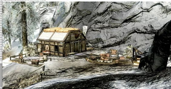 Angi's Camp - little help her. 都市・町・村・集落 - Skyrim Special Edition Mod ...