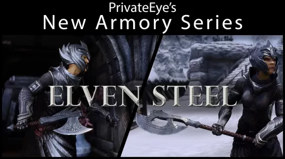 New Armory Series - Elven Steel Weapons 日本語化対応 武器 - Skyrim Special ...
