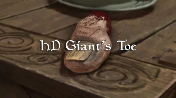 HD Giant's Toe Replacer モデル・テクスチャ - Skyrim Special Edition Mod データベース ...
