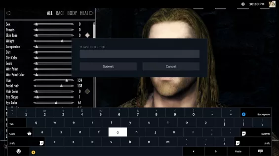 Steam Keyboard Integration (for Big Picture) インターフェース - Skyrim Special ...