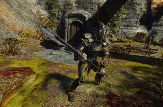 Draugr Battleaxe and Warhammer Attack Animation モーション - Skyrim Special ...