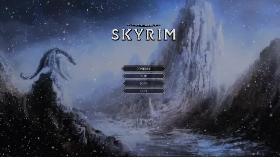 Snow Dragon - 4K Animated Main Menu Replacer with Snowfall Effect ...