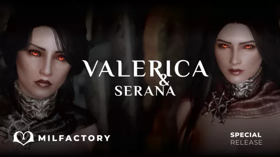 Valerica And Serana by Milfactory フォロワー - Skyrim Special Edition Mod ...