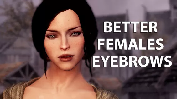 Better Females Eyebrows - Standalone 髪・顔・体 - Skyrim Special Edition Mod ...